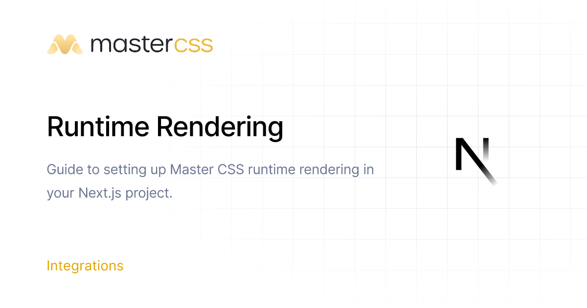 Runtime Rendering in Next.js