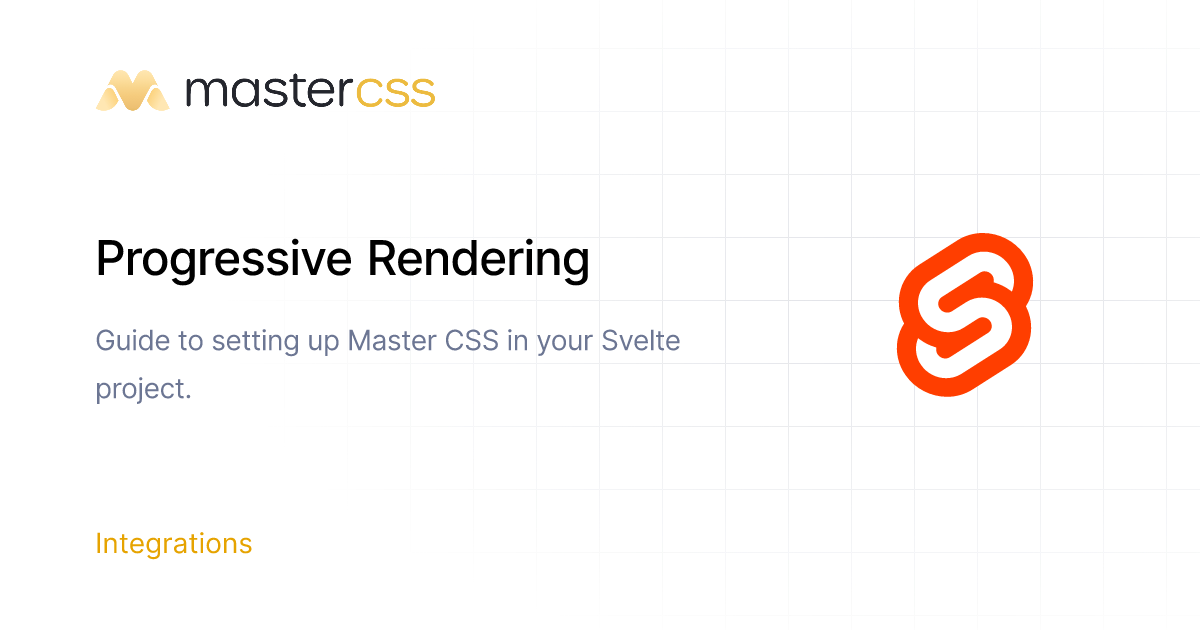 Set Up Master Css In Svelte Master Css 3296